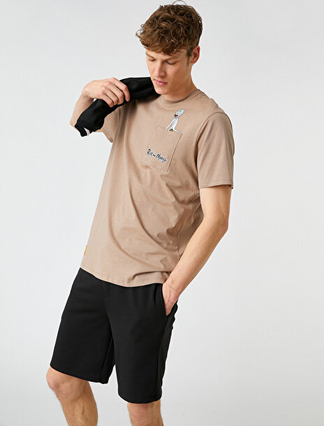 Koton Erkek Rick and Morty Tişört Lisanslı Baskılı