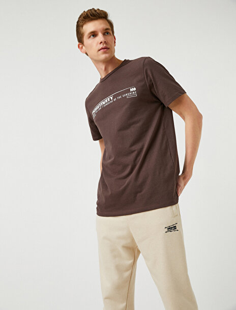 Koton Erkek Regular Fit Baskılı Tişört