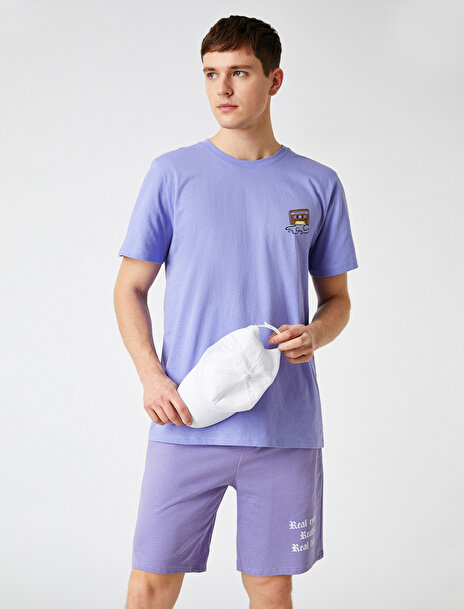 Koton Erkek Kaset Baskılı Tişört Koton Erkek Kaset Baskılı Tişört