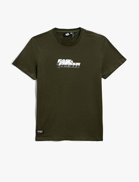 Koton Erkek Hızlı ve Öfkeli Tişört Lisanslı Baskılı