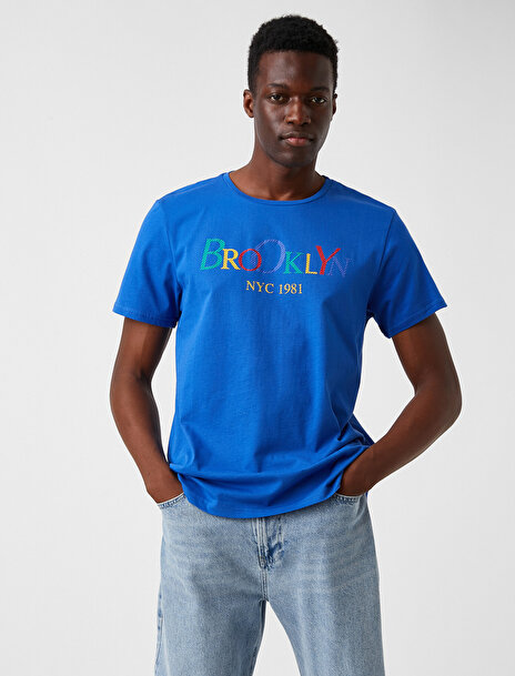 Koton Erkek Brooklyn Baskılı Tişört