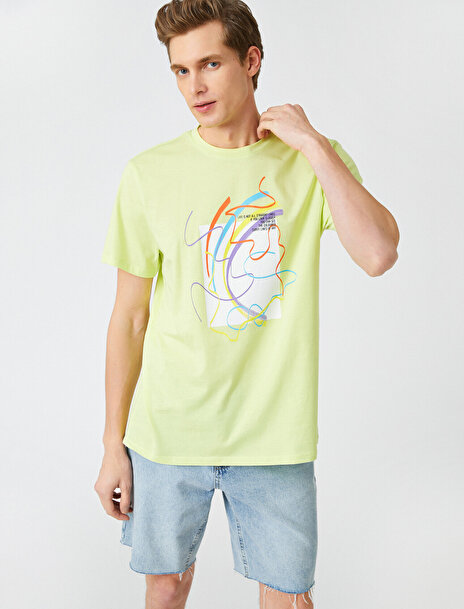 Koton Erkek Regular Fit Baskılı Tişört