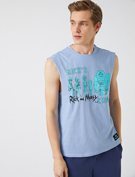 Koton Erkek Rick and Morty Atlet Lisanslı Baskılı Koton Erkek Rick and Morty Atlet Lisanslı Baskılı