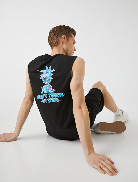 Koton Erkek Rick and Morty Atlet Lisanslı Baskılı Koton Erkek Rick and Morty Atlet Lisanslı Baskılı