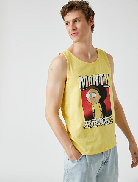 Koton Erkek Rick and Morty Atlet Lisanslı Baskılı Koton Erkek Rick and Morty Atlet Lisanslı Baskılı