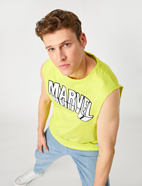 Koton Erkek Marvel Atlet Lisanslı Baskılı Koton Erkek Marvel Atlet Lisanslı Baskılı