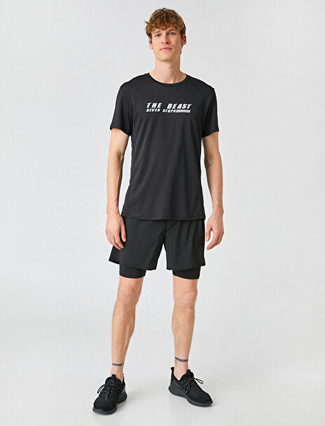 Koton Erkek Taytlı Spor Şort