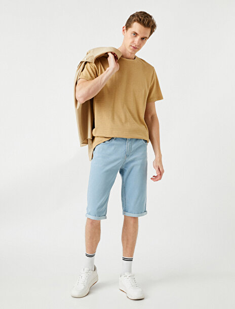 Koton Erkek Kapri Kot Şort