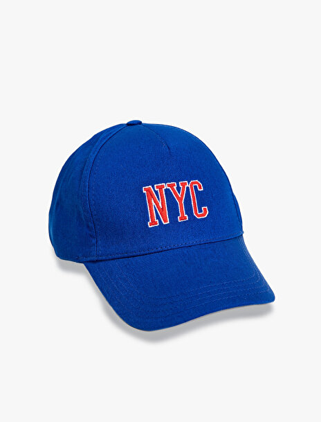 Koton Erkek İşlemeli Şapka