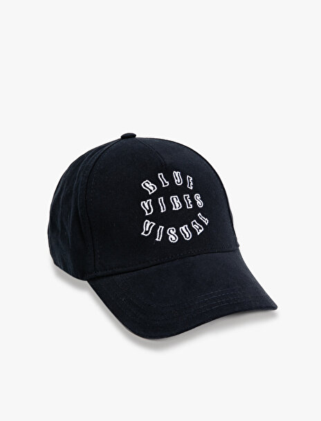 Koton Erkek İşlemeli Şapka