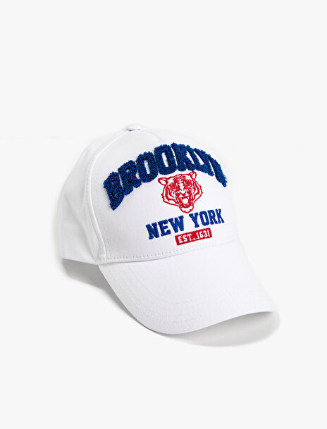 Koton Erkek İşlemeli Şapka