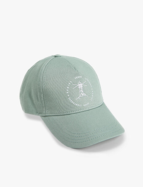 Koton Erkek İşlemeli Şapka