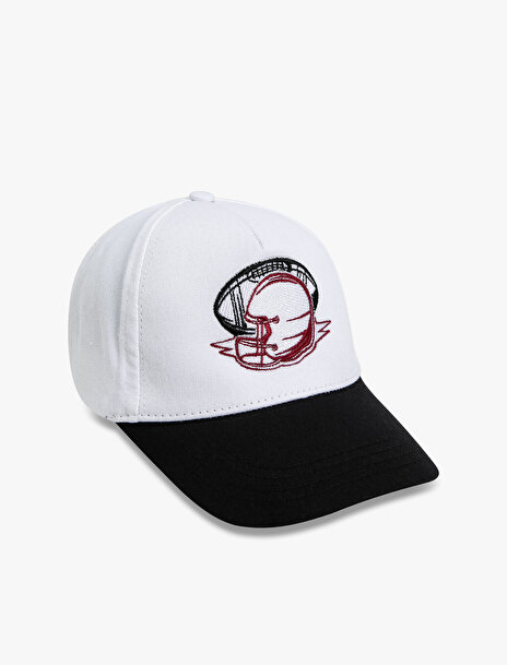 Koton Erkek İşlemeli Şapka