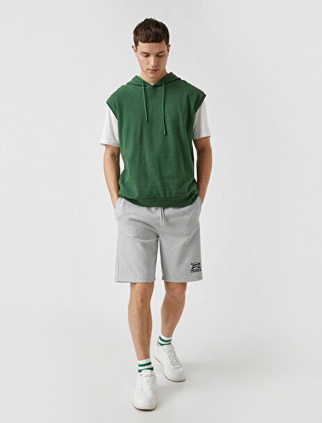 Koton Erkek Kolej İşlemli Şort