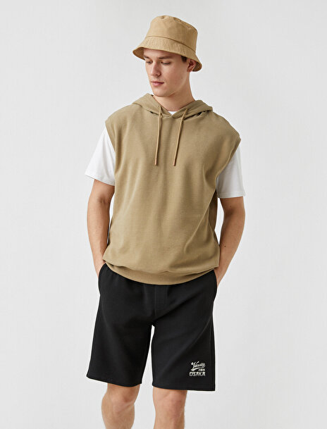 Koton Erkek Kolej İşlemli Şort