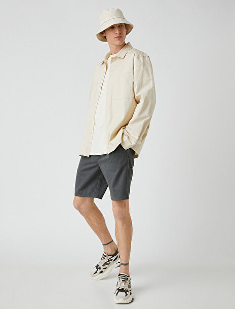 Koton Erkek Beli Bağcıklı Chino Şort