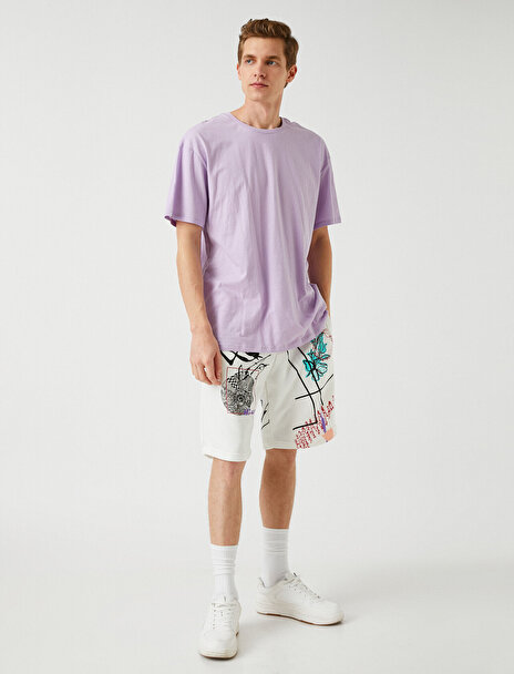 Koton Erkek Slim Fit Baskılı Tişört