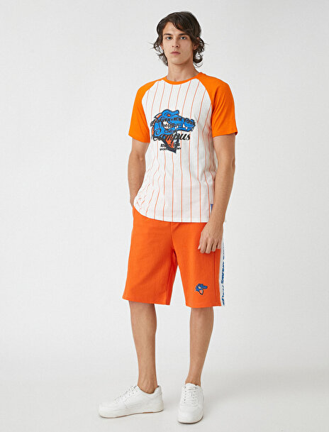 Koton Erkek Slim Fit Basketbol Şort Koton Erkek Slim Fit Basketbol Şort