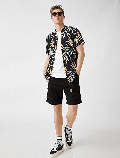 Koton Erkek Bağcıklı Kargo Şort