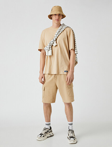 Koton Erkek Slim Fit Kargo Şort