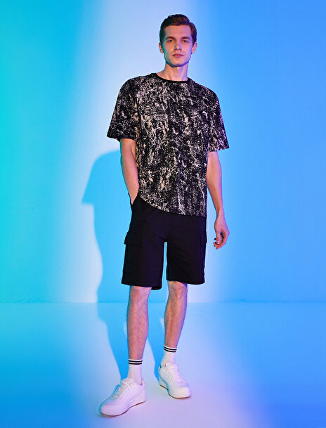 Koton Erkek Slim Fit Kargo Şort