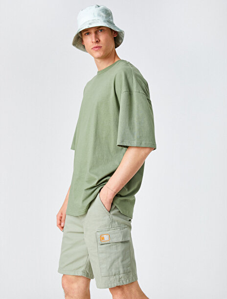 Koton Erkek Bağcıklı Kargo Şort