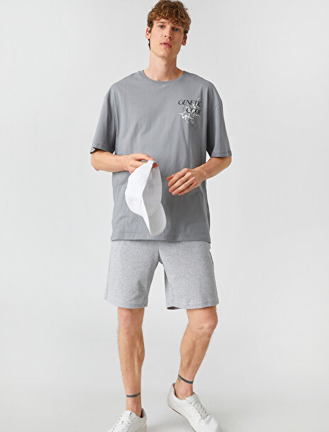 Koton Erkek Genetik Kod Baskılı Tişört Koton Erkek Genetik Kod Baskılı Tişört