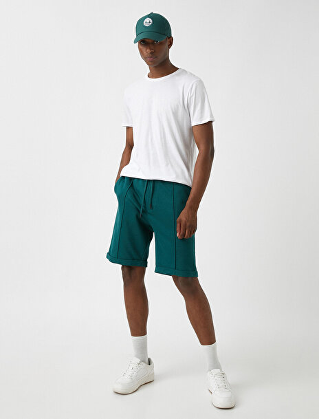 Koton Erkek Biyeli Kırçıllı Şort