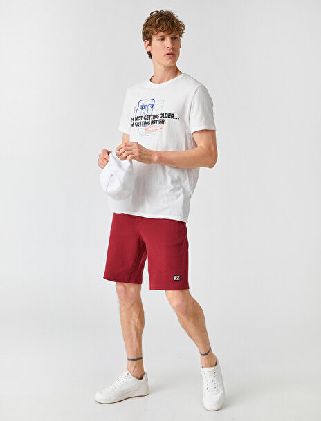 Koton Erkek Basic Kırçıllı Şort Koton Erkek Basic Kırçıllı Şort