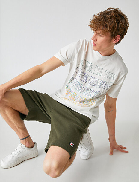 Koton Erkek Basic Kırçıllı Şort