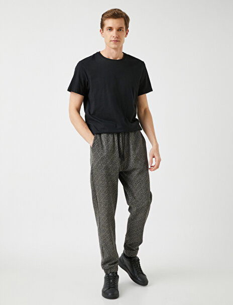 Koton Erkek Jakarlı Slim Fit Eşofman Altı