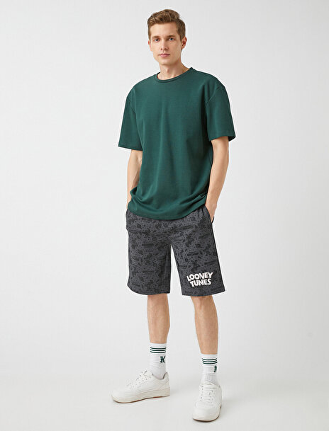 Koton Erkek Looney Tunes Baskılı Şort Lisanslı