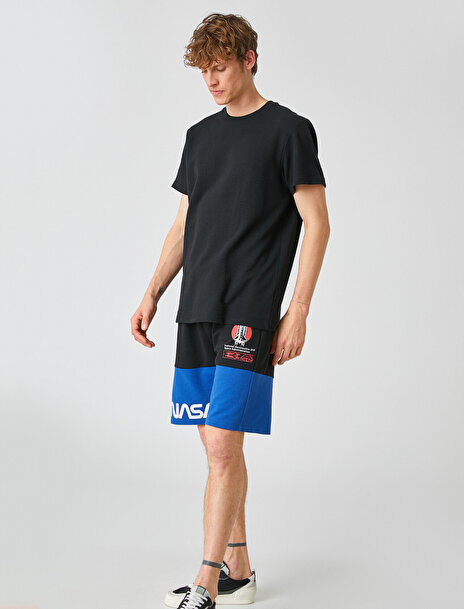 Koton Erkek Nasa Şort Lisanslı Baskılı Koton Erkek Nasa Şort Lisanslı Baskılı
