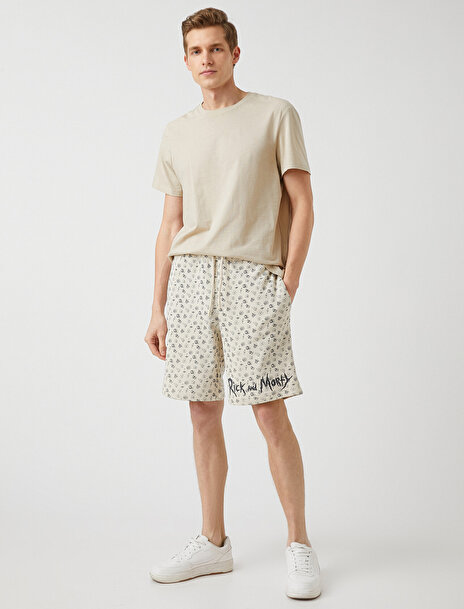 Koton Erkek Rick and Morty Baskılı Şort Lisanslı