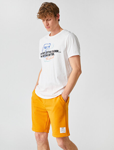 Koton Erkek Bağcıklı Etiketli Şort