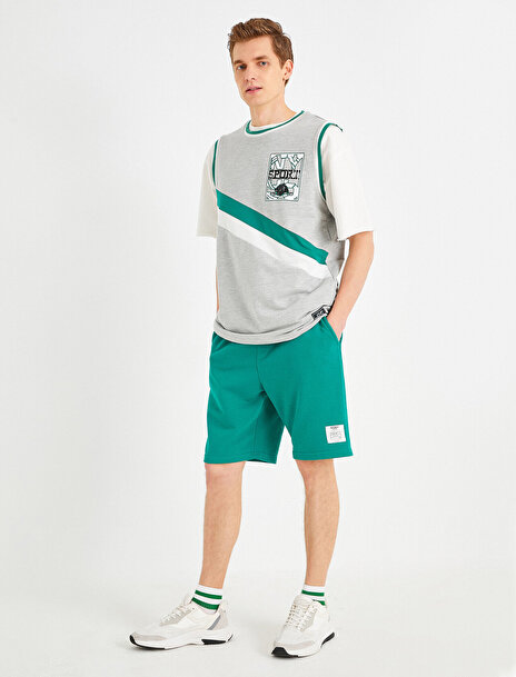 Koton Erkek Bağcıklı Etiketli Şort