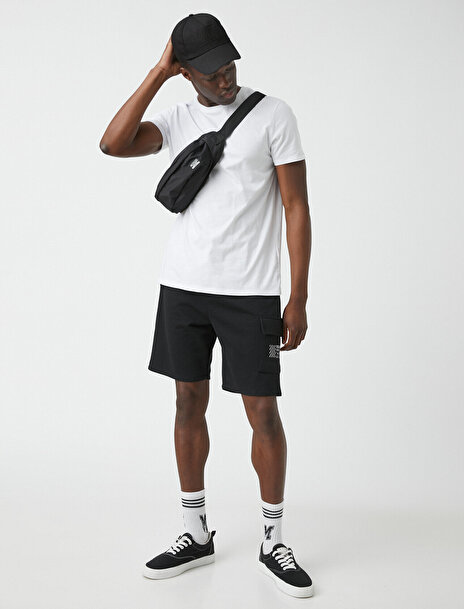 Koton Erkek Bağcıklı Kargo Şort