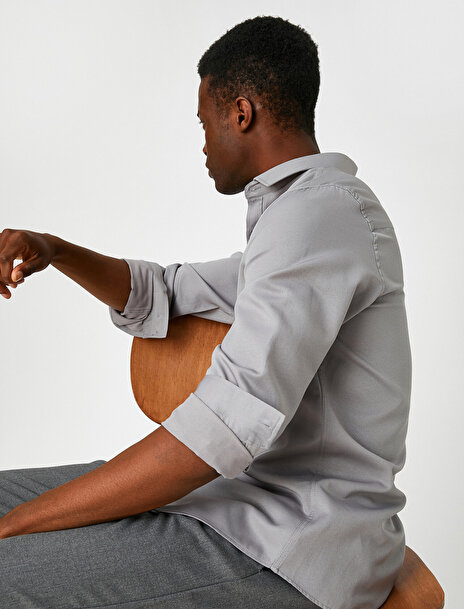 Koton Erkek Slim Fit Basic Gömlek Koton Erkek Slim Fit Basic Gömlek