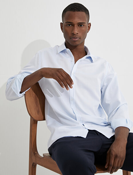 Koton Erkek Slim Fit Basic Gömlek Koton Erkek Slim Fit Basic Gömlek