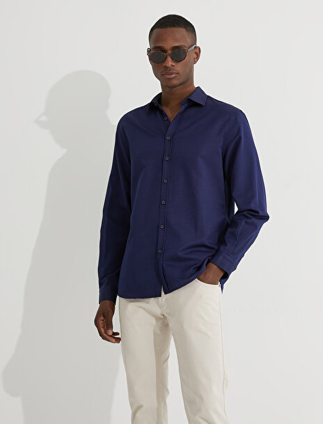 Koton Erkek Slim Fit Basic Gömlek Koton Erkek Slim Fit Basic Gömlek