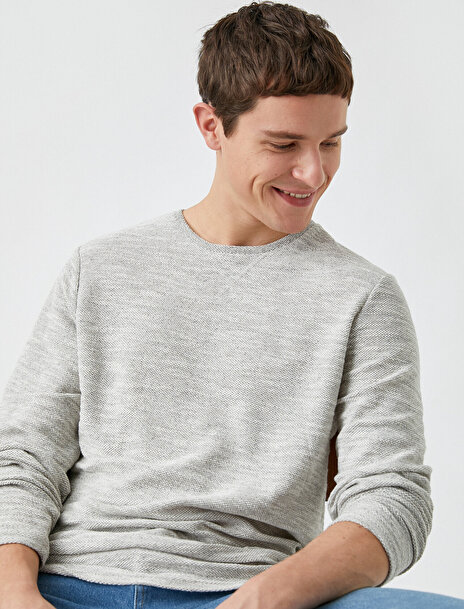 Koton Erkek Kırçıllı Basic Kazak