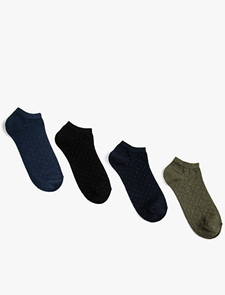 Koton Erkek 4'lü Desenli Çorap Seti