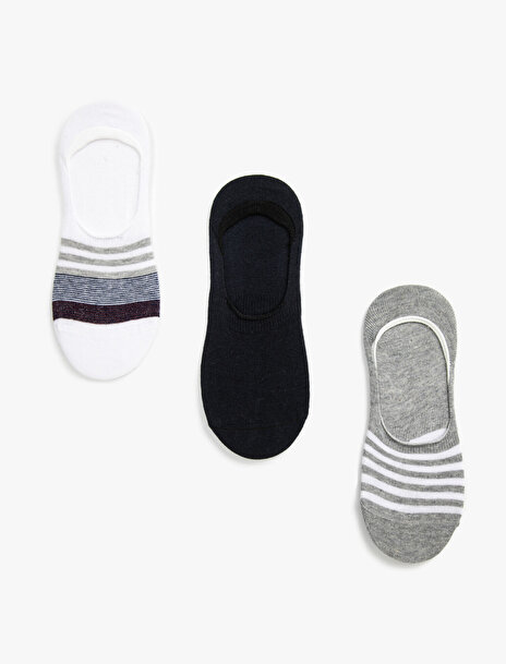 Koton Erkek 3'lü Babet Çorabı Seti