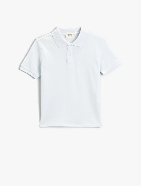 Koton Erkek Çocuk Polo Yaka Tişört Kısa Kollu Pamuklu