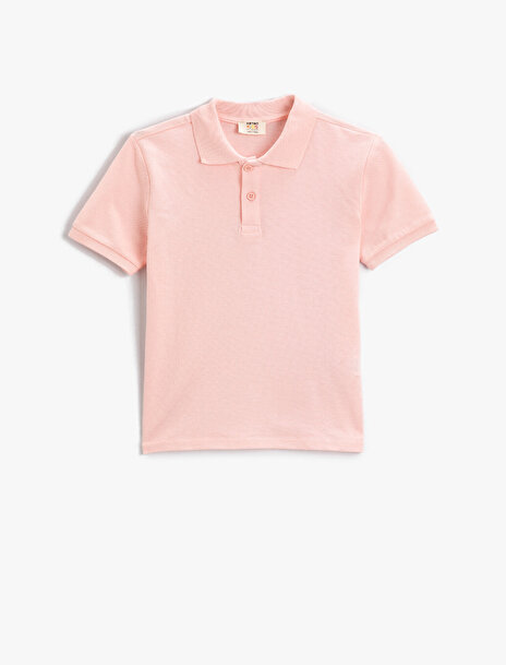 Koton Erkek Çocuk Polo Yaka Tişört Kısa Kollu Pamuklu