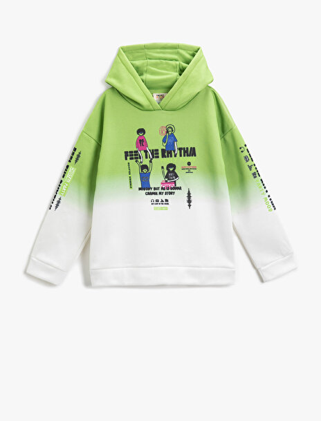 Koton Erkek Çocuk 2 Renkli Baskılı Kapşonlu Sweatshirt Koton Erkek Çocuk 2 Renkli Baskılı Kapşonlu Sweatshirt