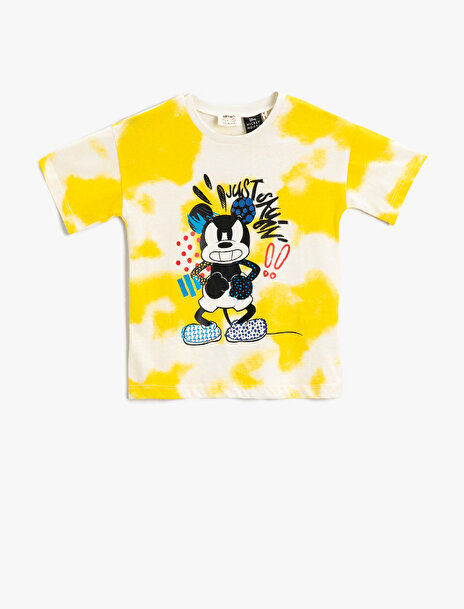 Koton Erkek Çocuk Mickey Mouse Baskılı Tişört Kısa Kollu Lisanslı Pamuklu Koton Erkek Çocuk Mickey Mouse Baskılı Tişört Kısa Kollu Lisanslı Pamuklu