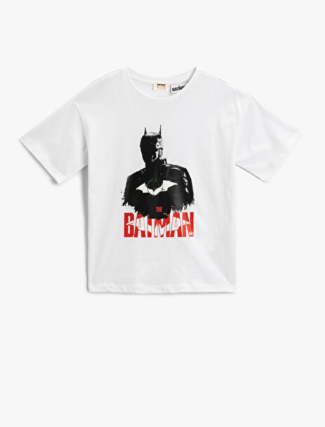Koton Erkek Çocuk Batman Baskılı Tişört Lisanslı Kısa Kollu Pamuklu Koton Erkek Çocuk Batman Baskılı Tişört Lisanslı Kısa Kollu Pamuklu