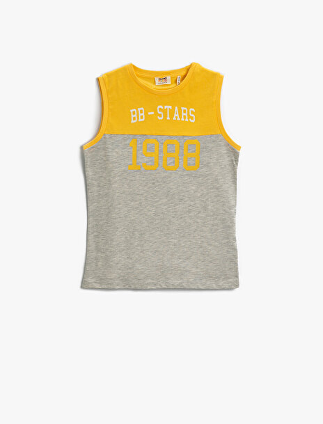 Koton Erkek Çocuk 2 Renkli Baskılı Atlet Pamuklu