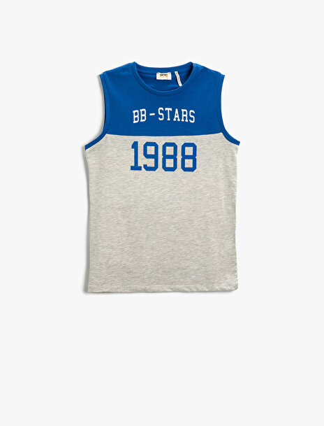 Koton Erkek Çocuk 2 Renkli Baskılı Atlet Pamuklu